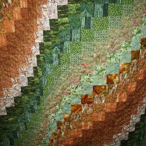 Quilt 53" X 70" Bargello Style. Made by Wilma Cogliantry - Etsy