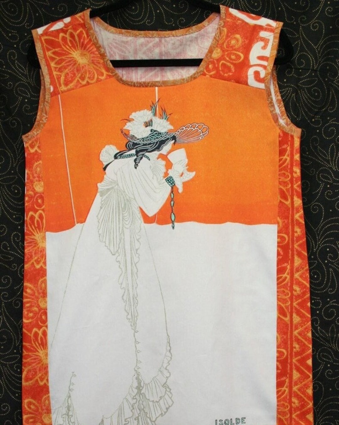 Beardsley Dress Isolde 1895 Made From a Panel by Wilma Cogliantry - Etsy