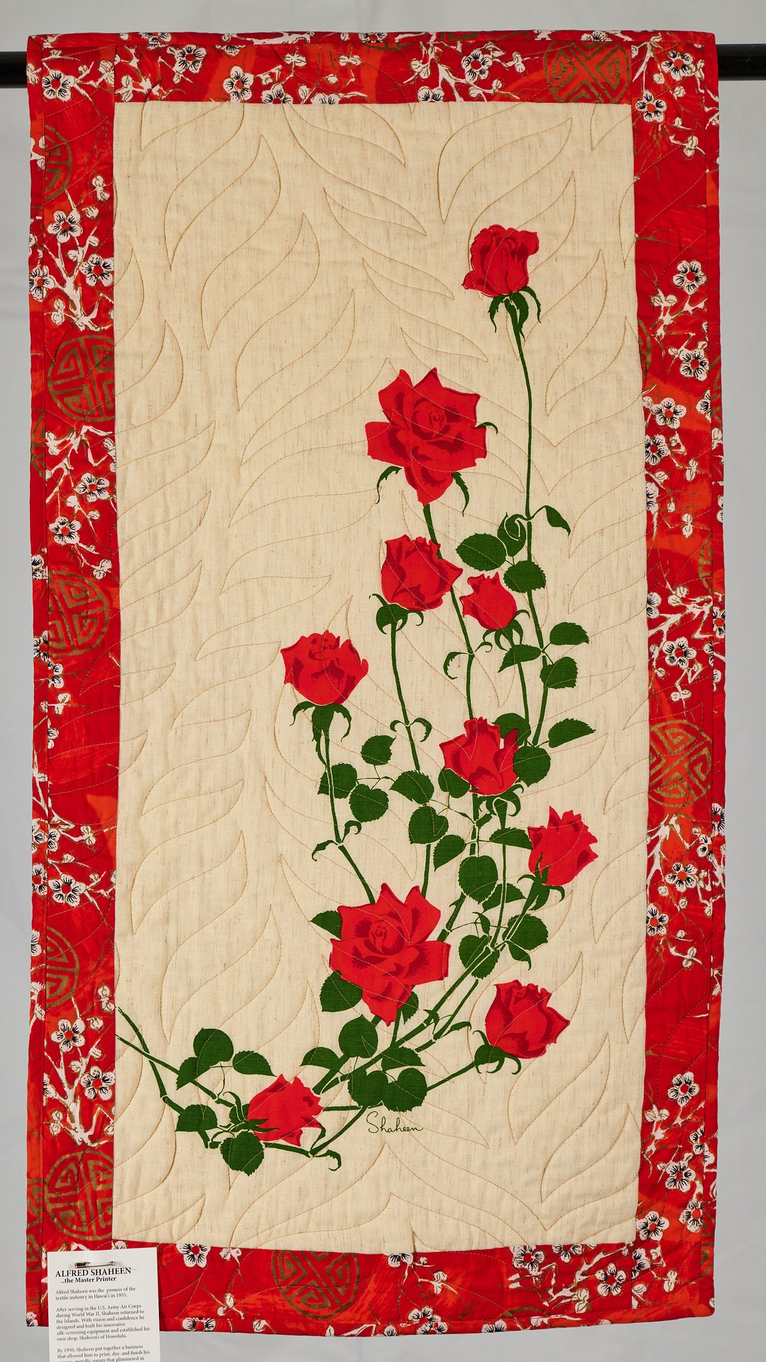 Alfred Shaheen Panel Made Into a Wall Hanging by Wilma Cogliantry - Etsy