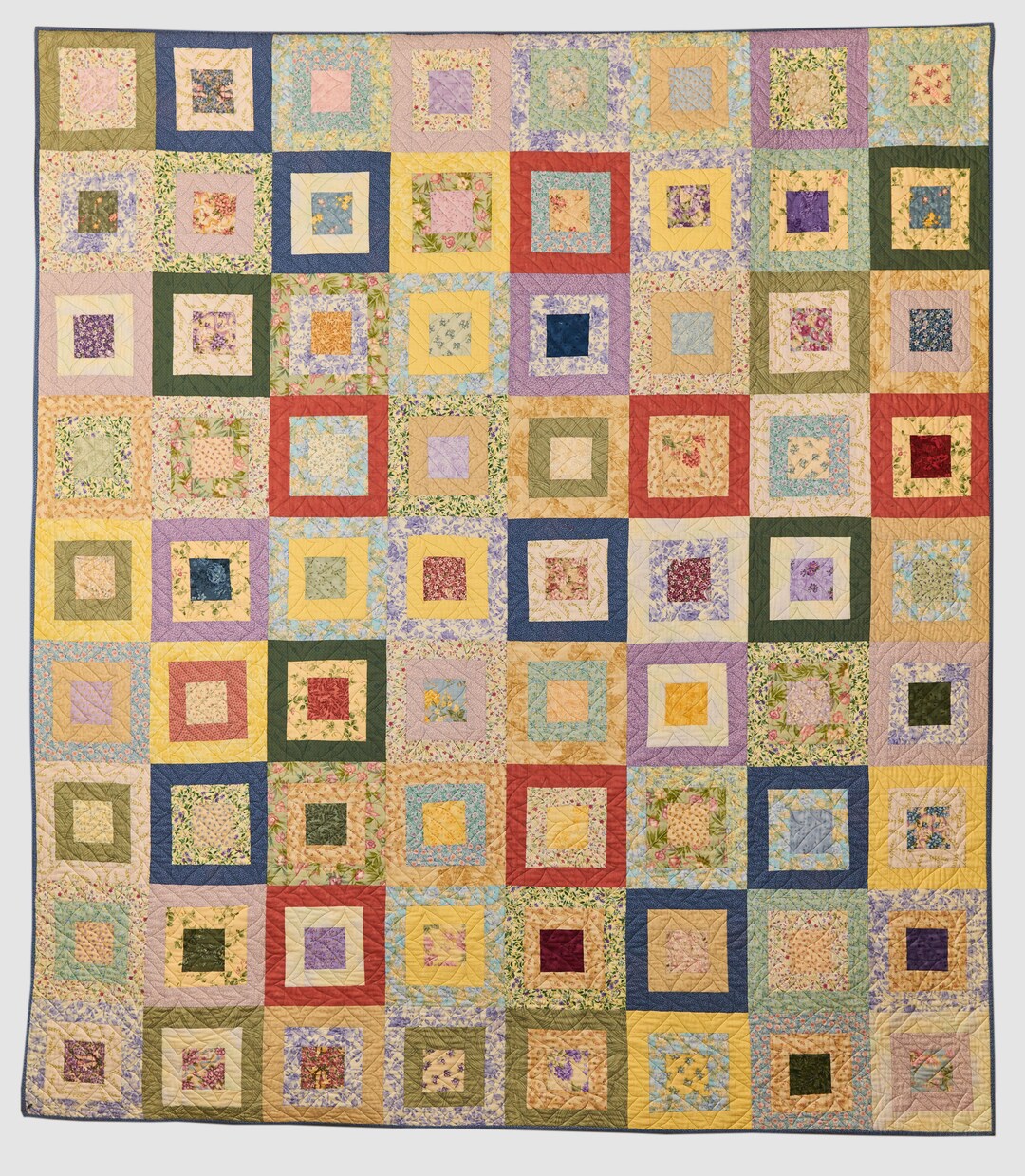 Quilt 75" X 87" - James First Quilting Adventure! Made by Wilma ...