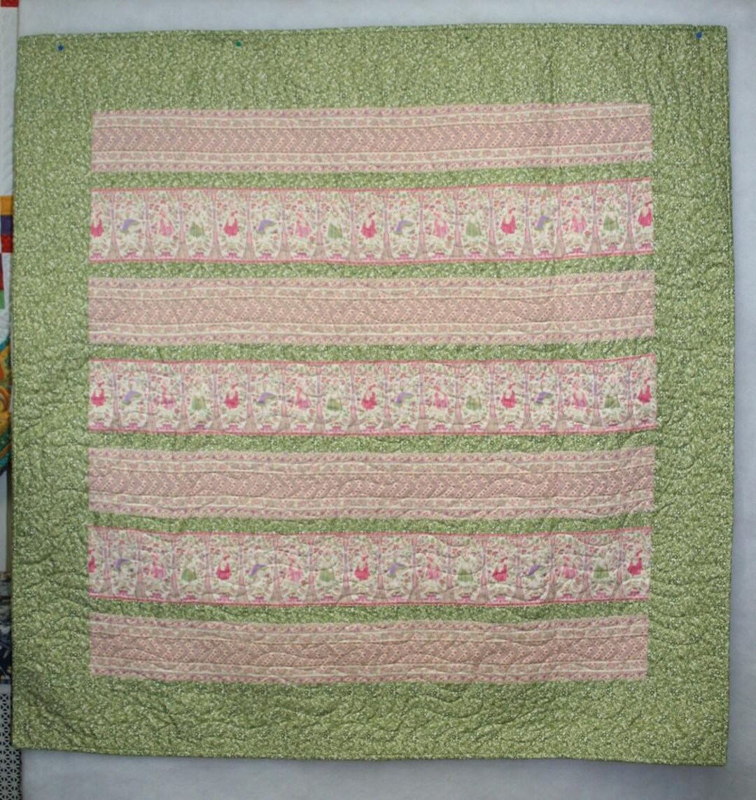 Springmaid 2003 Quilt Pastel Fabric From Founders House Daisy Kingdom ...