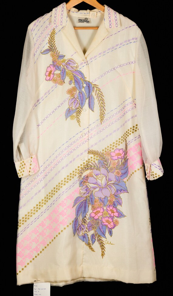 1970 Alfred Shahee Dress - Gem