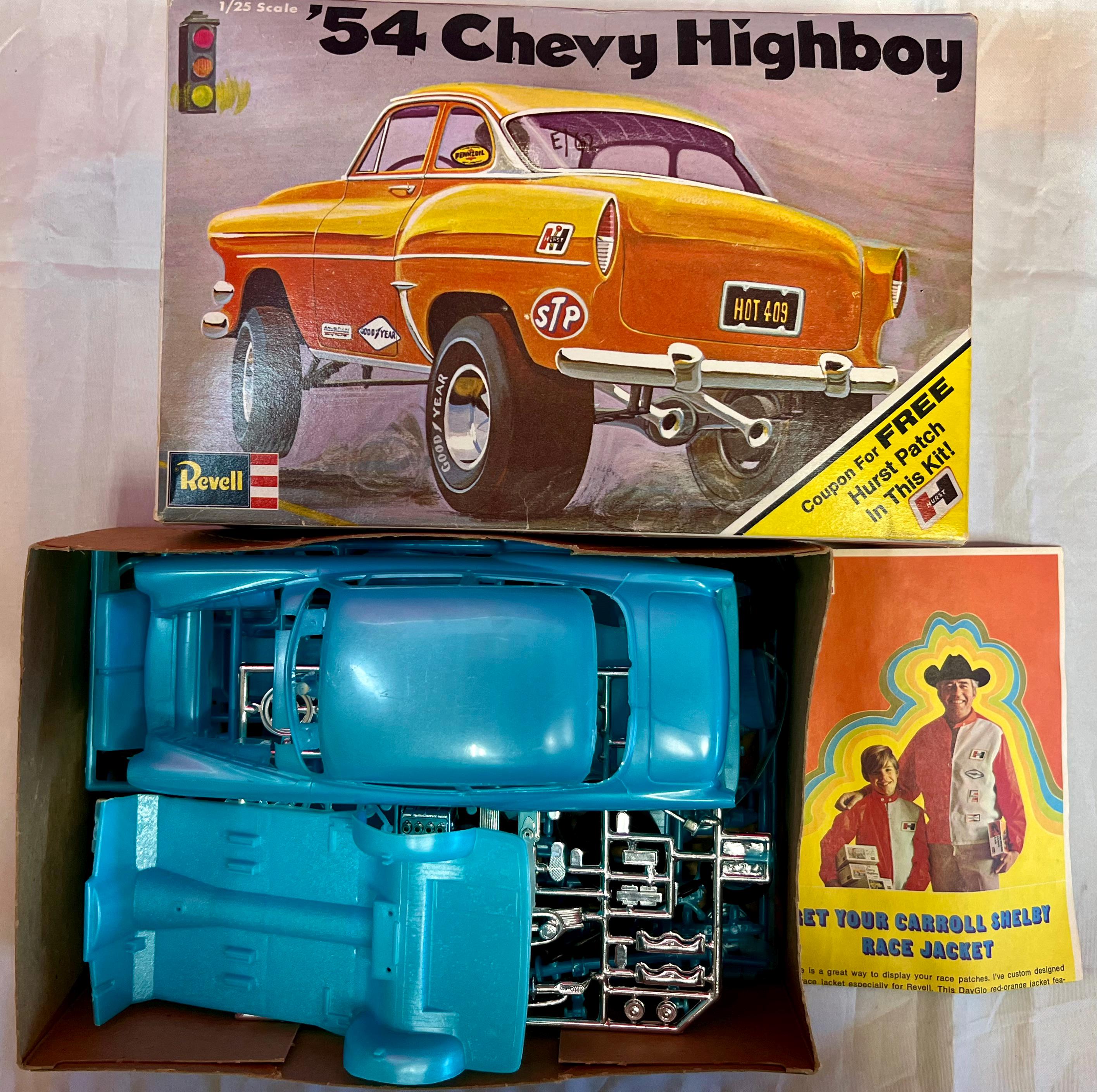 1954 Chevy Highboy Model Kit: Revell Vintage 1/25 Scale - Open Box ...