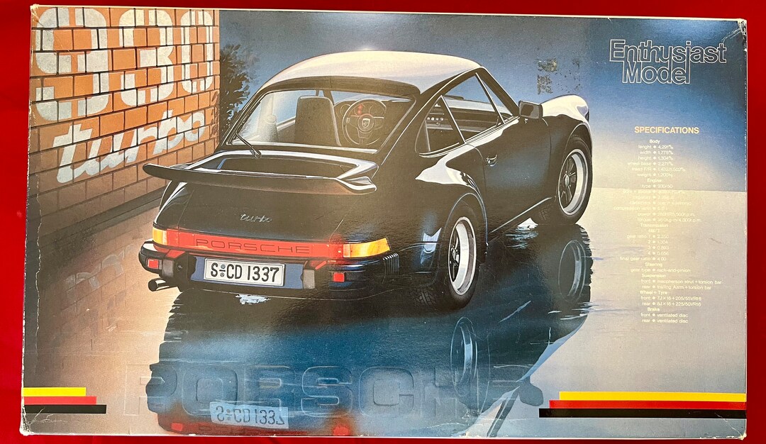 1976 Porsche 930 Turbo, Fujimi Enthusiast Kit From the 1980s, 1/24 ...