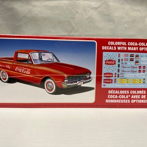 1960 Ford Ranchero, Coca Cola Edition AMT /round 2 Kit, 1/25 Scale, New ...