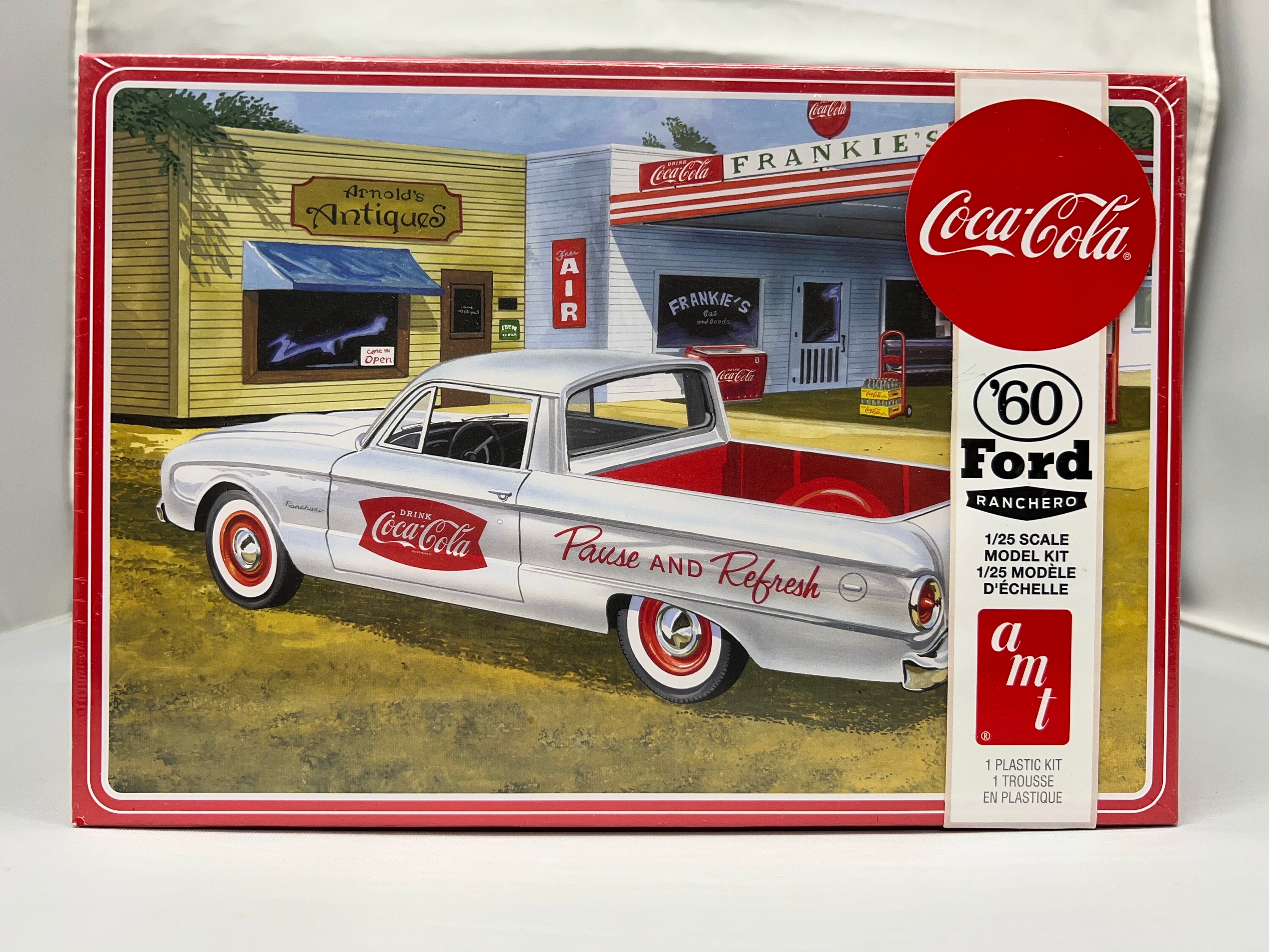 1960 Ford Ranchero, Coca Cola Edition AMT /round 2 Kit, 1/25 Scale, New ...