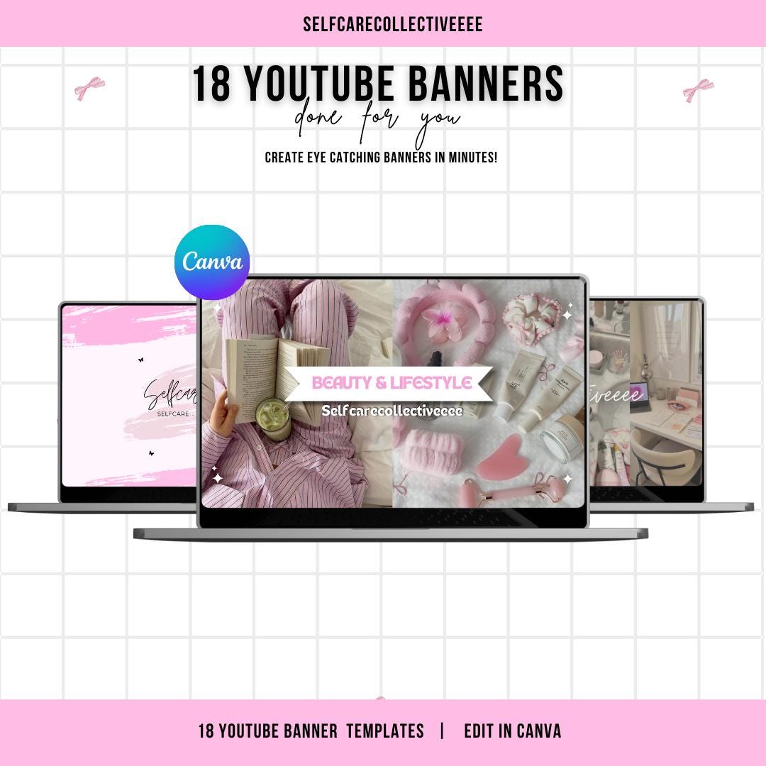 Plantilla de YouTube de Canva Plantilla de banner de YouTube Banner de ...