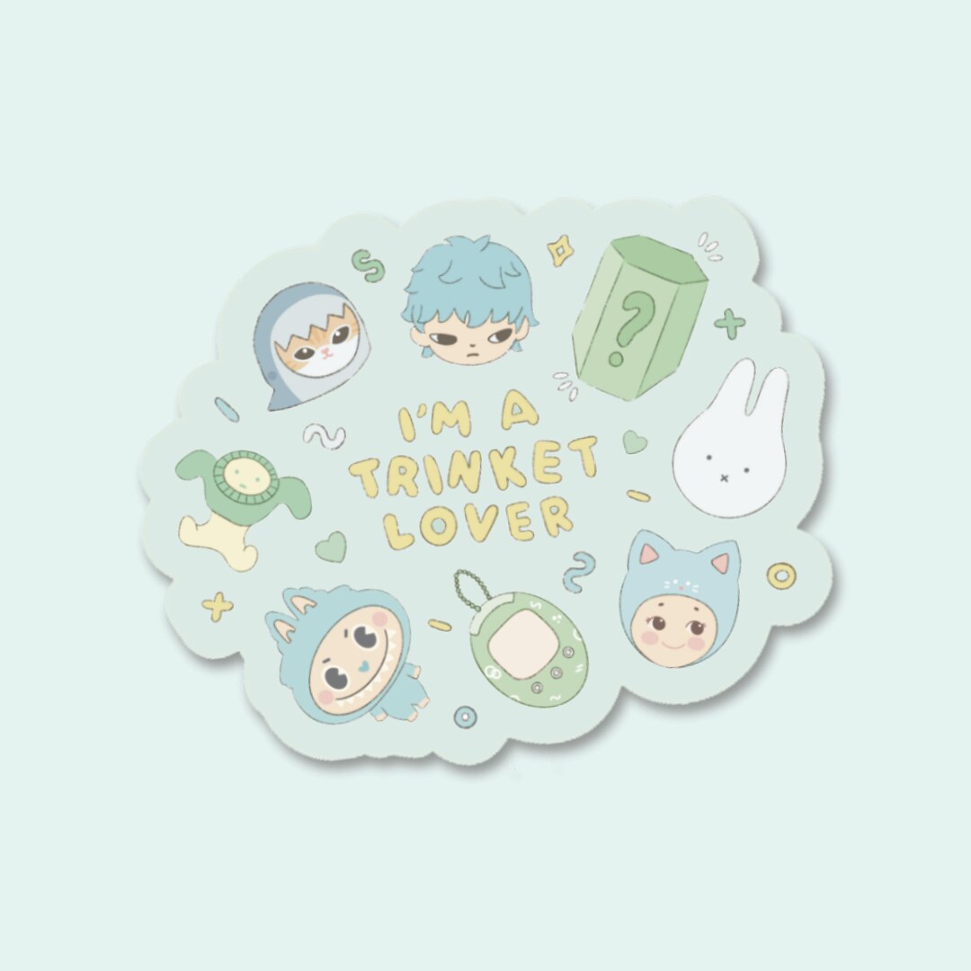 Blind Box Gacha Stickers Vinyl Waterproof Stickers for Journals ...