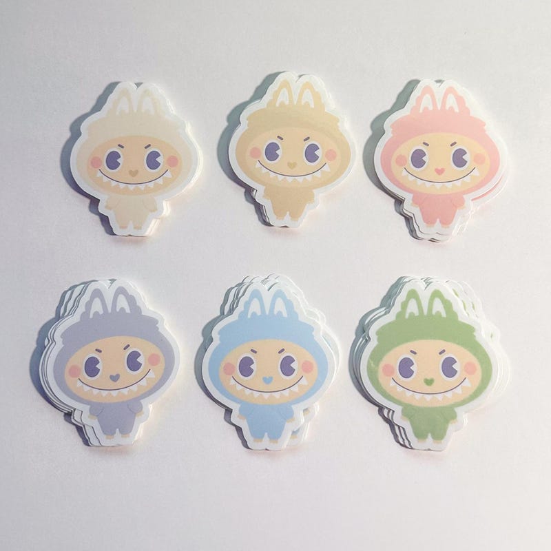 Labubu Sticker - Etsy