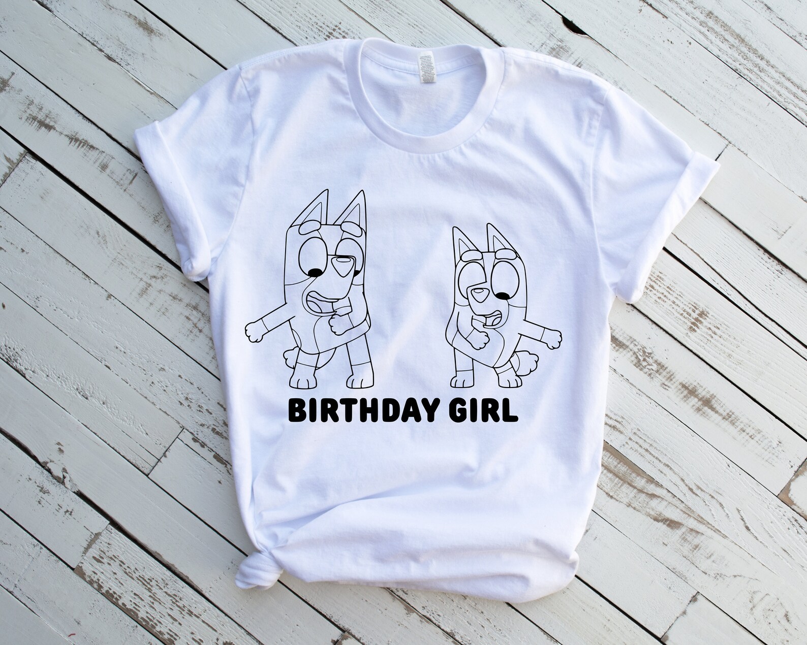 Bluey Bingo Birthday Girl Party Floss Flossing Dancing Dance Etsy