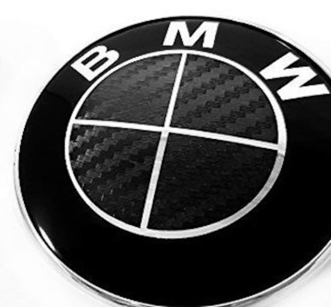 Bmw carbon fiber emblem set store