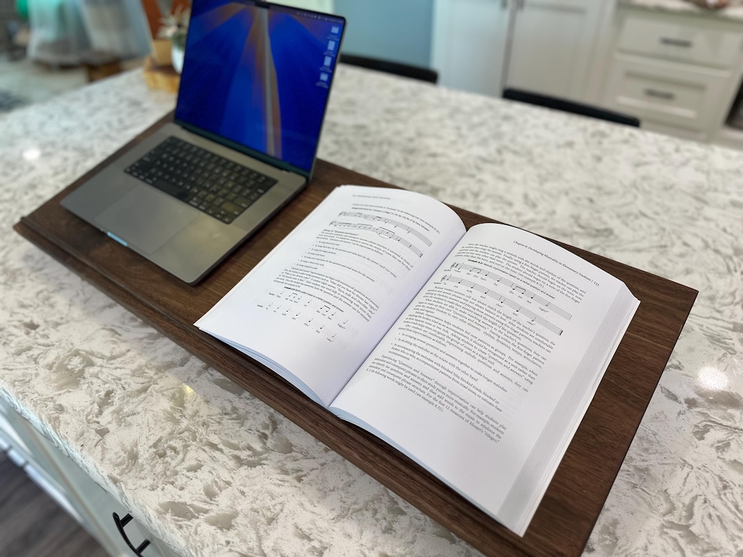 Extra-wide Lectern – Book Stand – Bible, Dictionary, Laptop, or ...