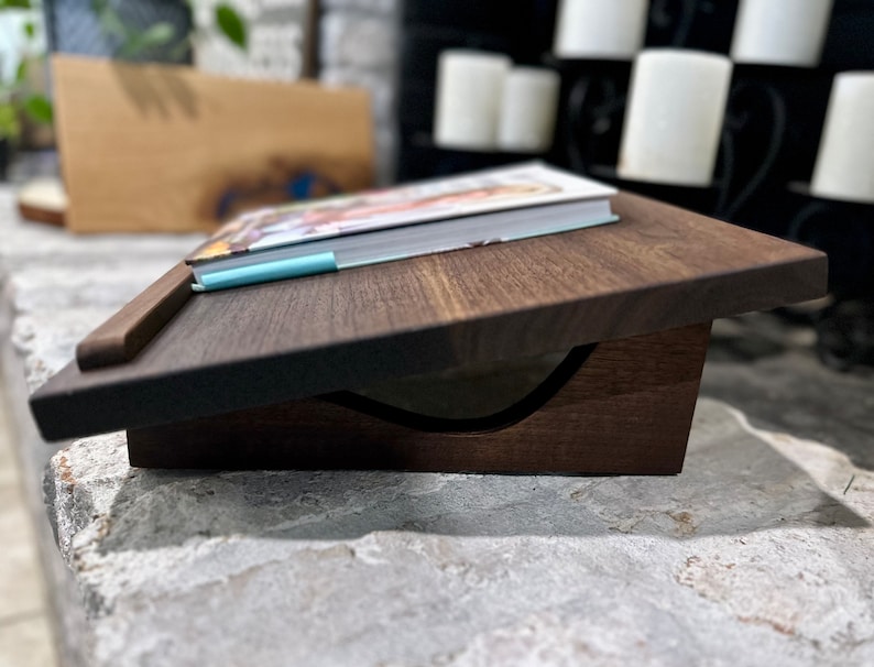 Book Stand - Bible, Dictionary, Laptop, or Cookbook Stand - Shtender ...