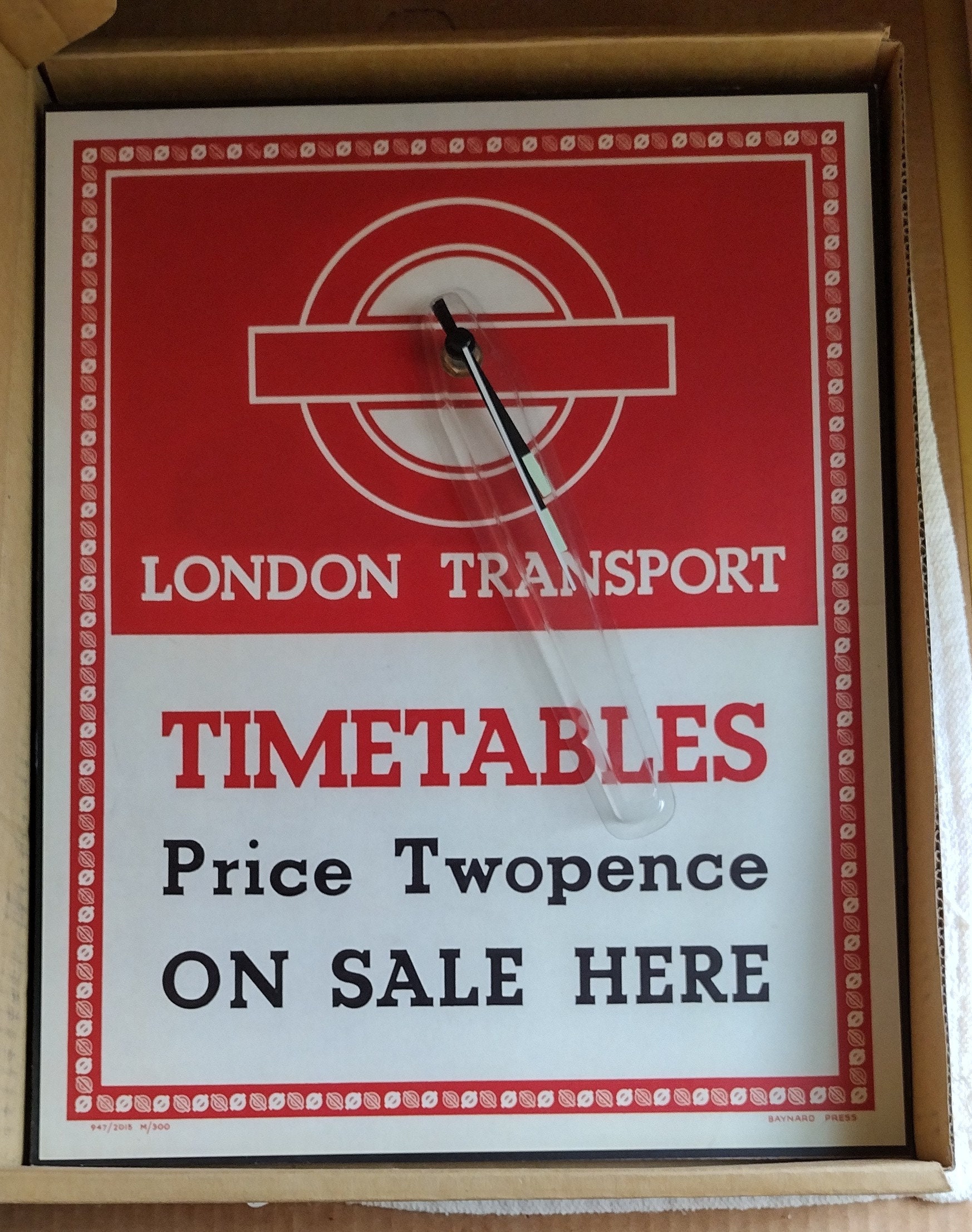 London Transport Timetables Clock - Etsy