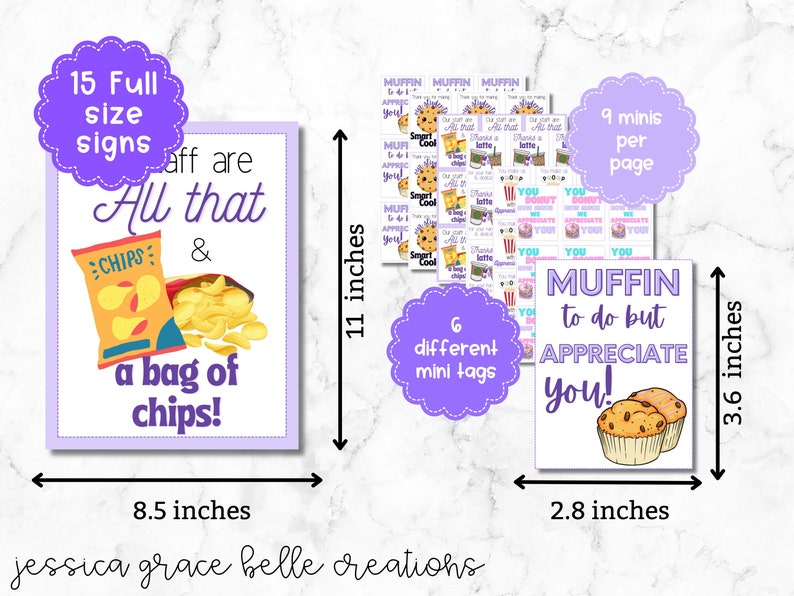 Staff Appreciation Week Food Pun Posters-teacher Appreciation Week - Etsy