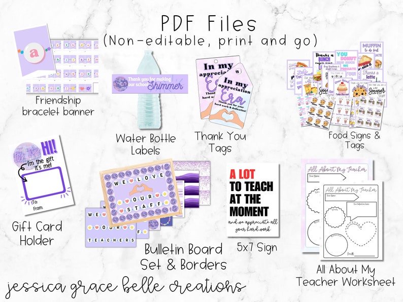 BUNDLE Teacher Appreciation Week Taylor Swift Inspired 13 Products - Etsy