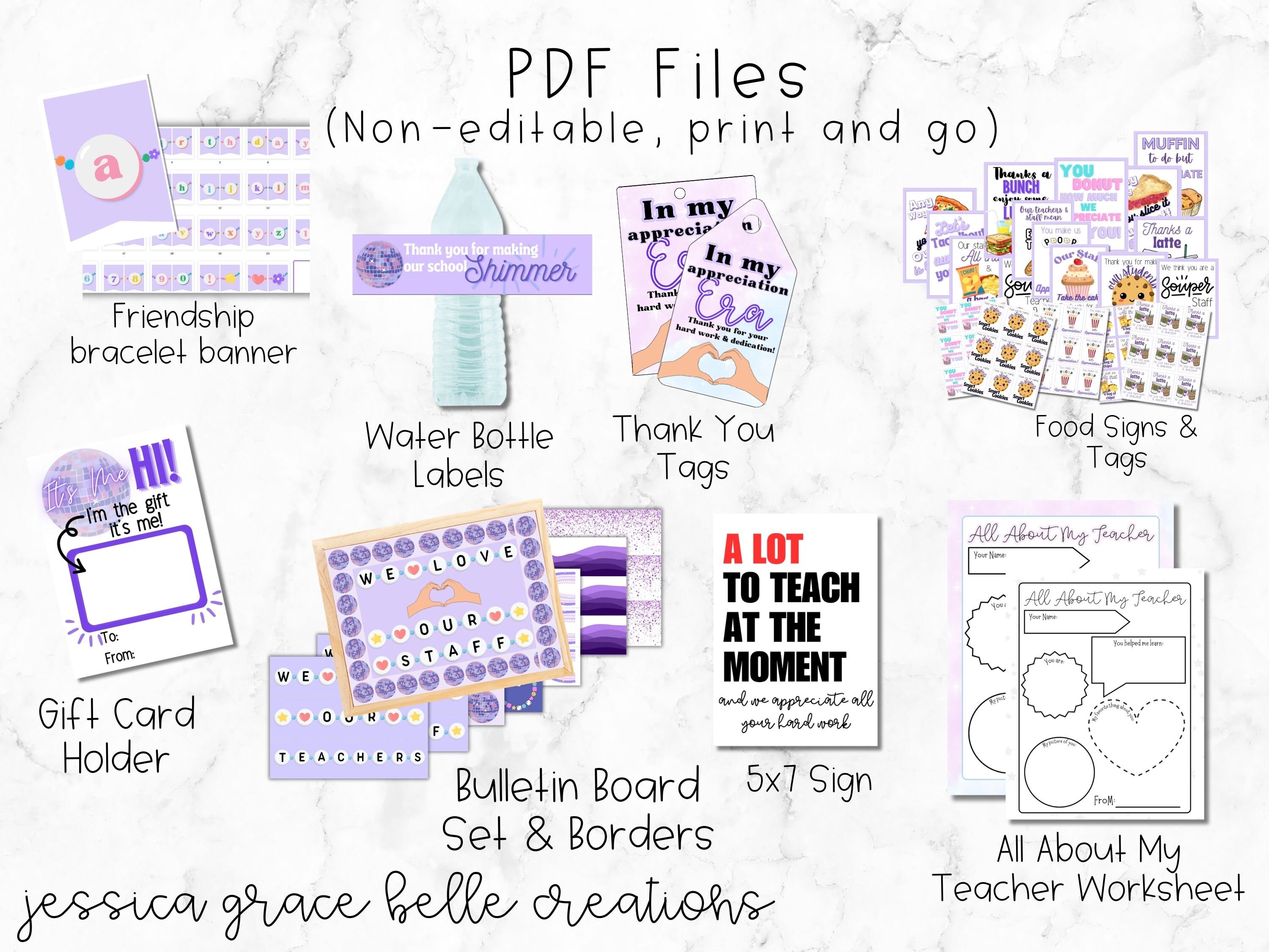 BUNDLE Teacher Appreciation Week Taylor Swift Inspired 13 Products - Etsy