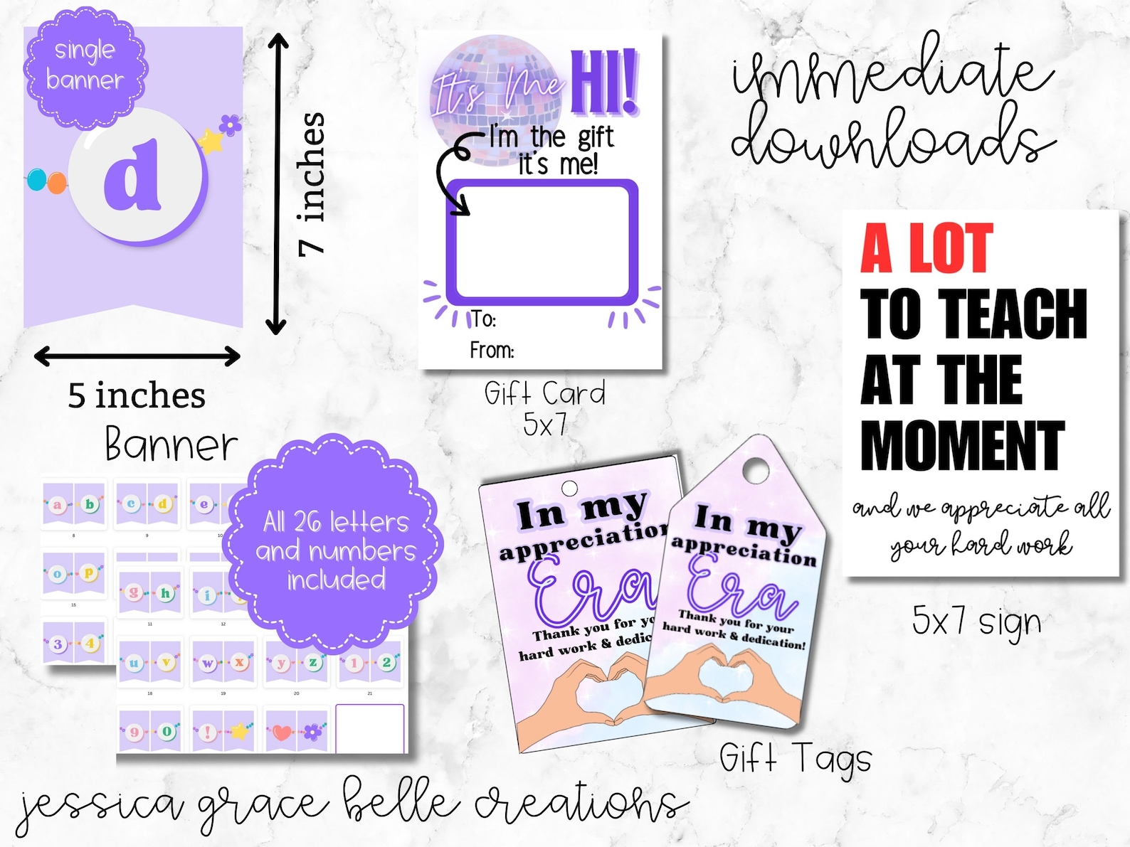 BUNDLE Teacher Appreciation Week Taylor Swift Inspired 13 Products - Etsy