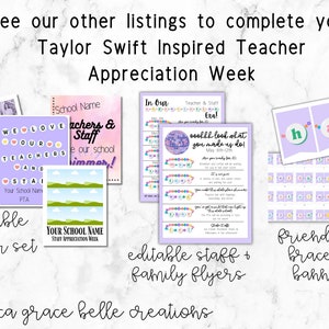 Taylor Swift Inspired Bulletin Board Set Borders, Accents, Friendship ...