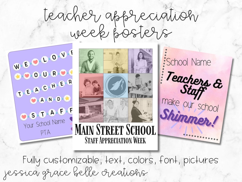 Teacher Appreciation DIY Custom Template Posters Taylor Swift Inspired ...