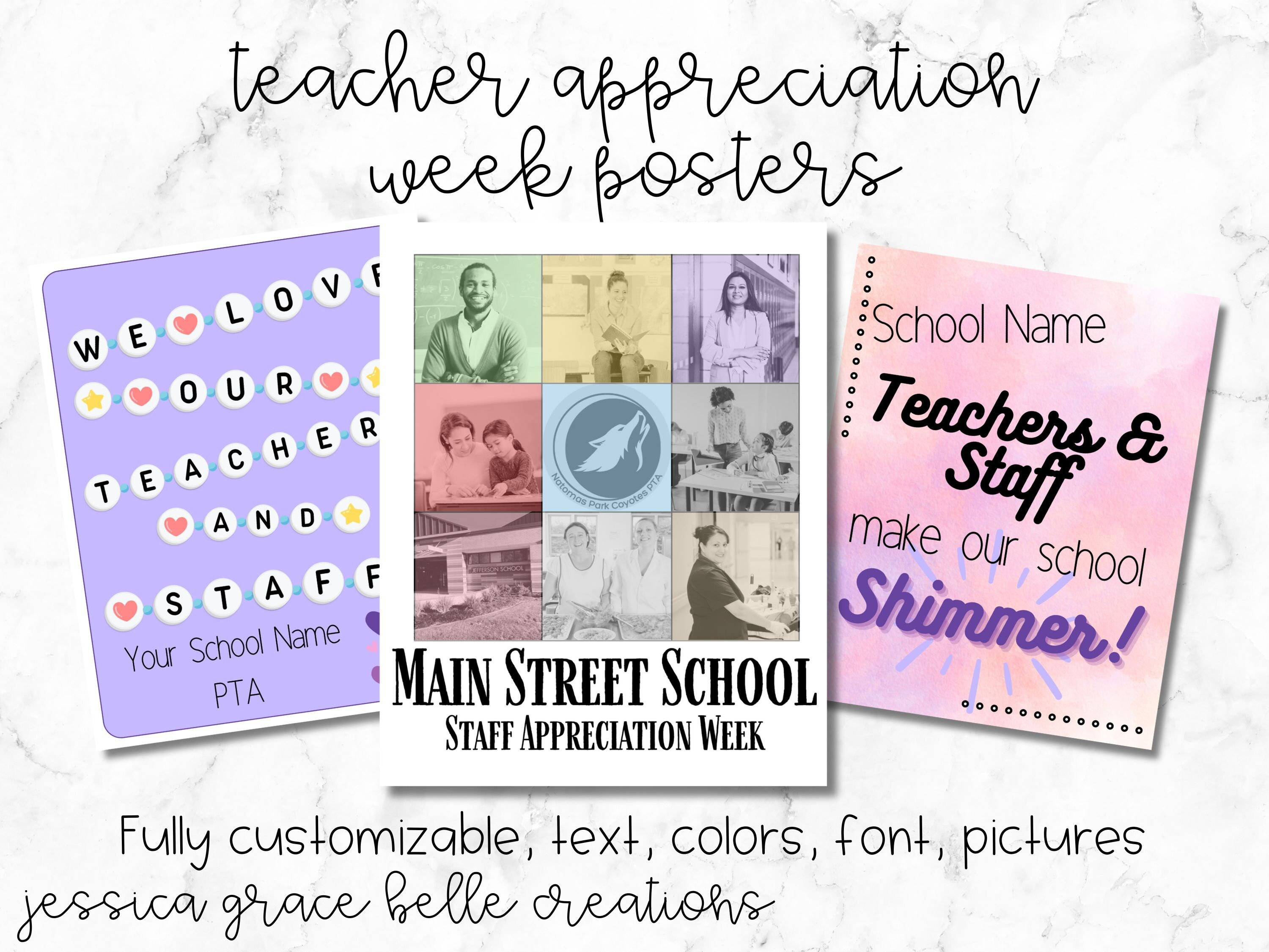 Teacher Appreciation DIY Custom Template Posters Taylor Swift Inspired ...