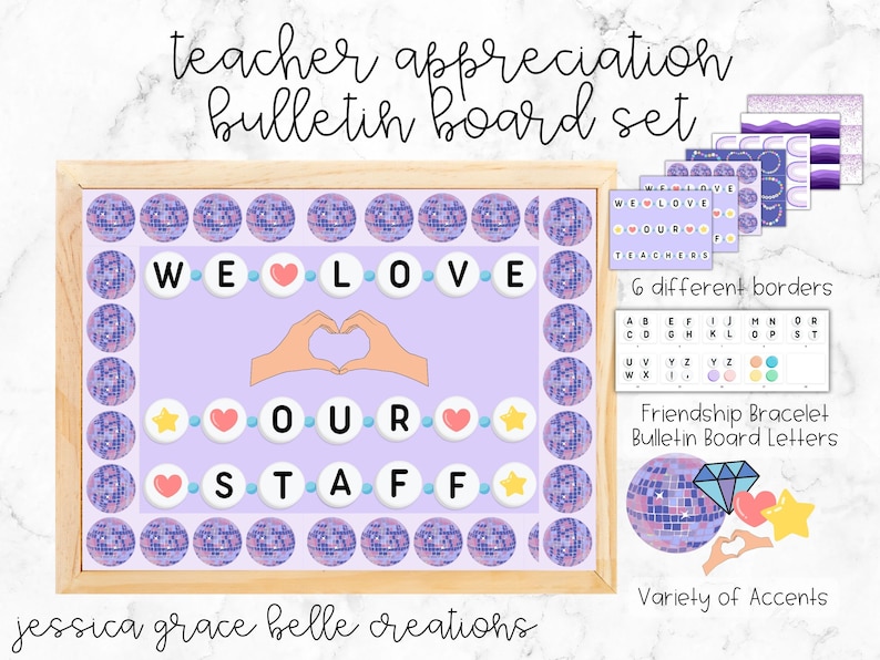 Taylor Swift Inspired Bulletin Board Set Borders, Accents, Friendship ...