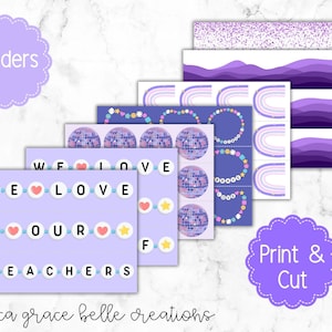 Taylor Swift Inspired Bulletin Board Set Borders, Accents, Friendship ...