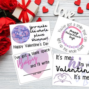 Taylor Swift Lyric Valentine Editable Printable Template - Etsy