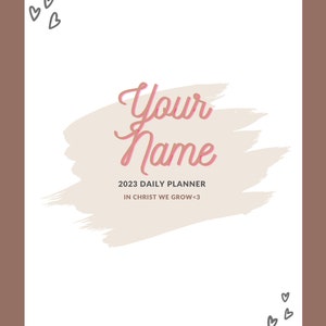 Christian Daily Planner - Etsy