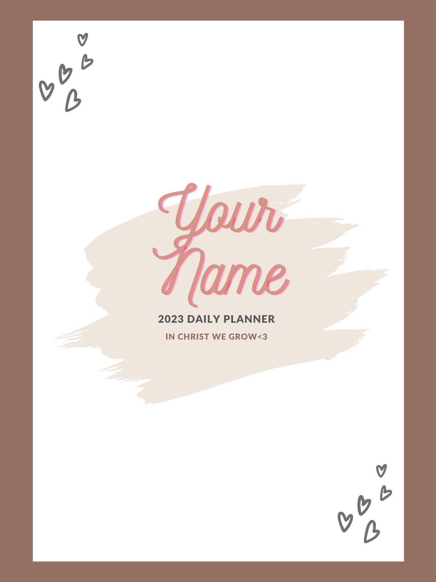 Christian Daily Planner - Etsy