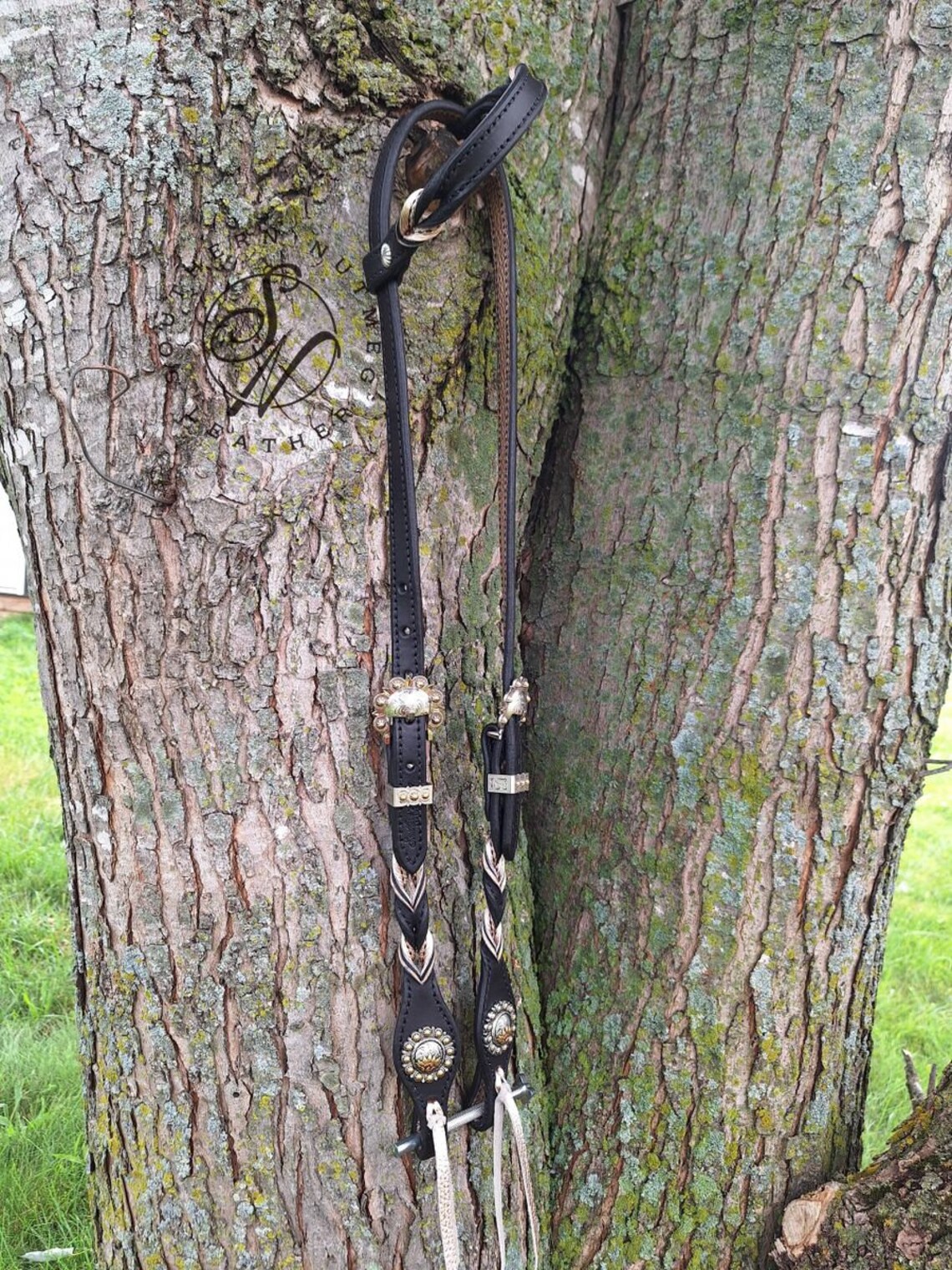 Draft Black and Rose Gold One Ear Headstall - Etsy