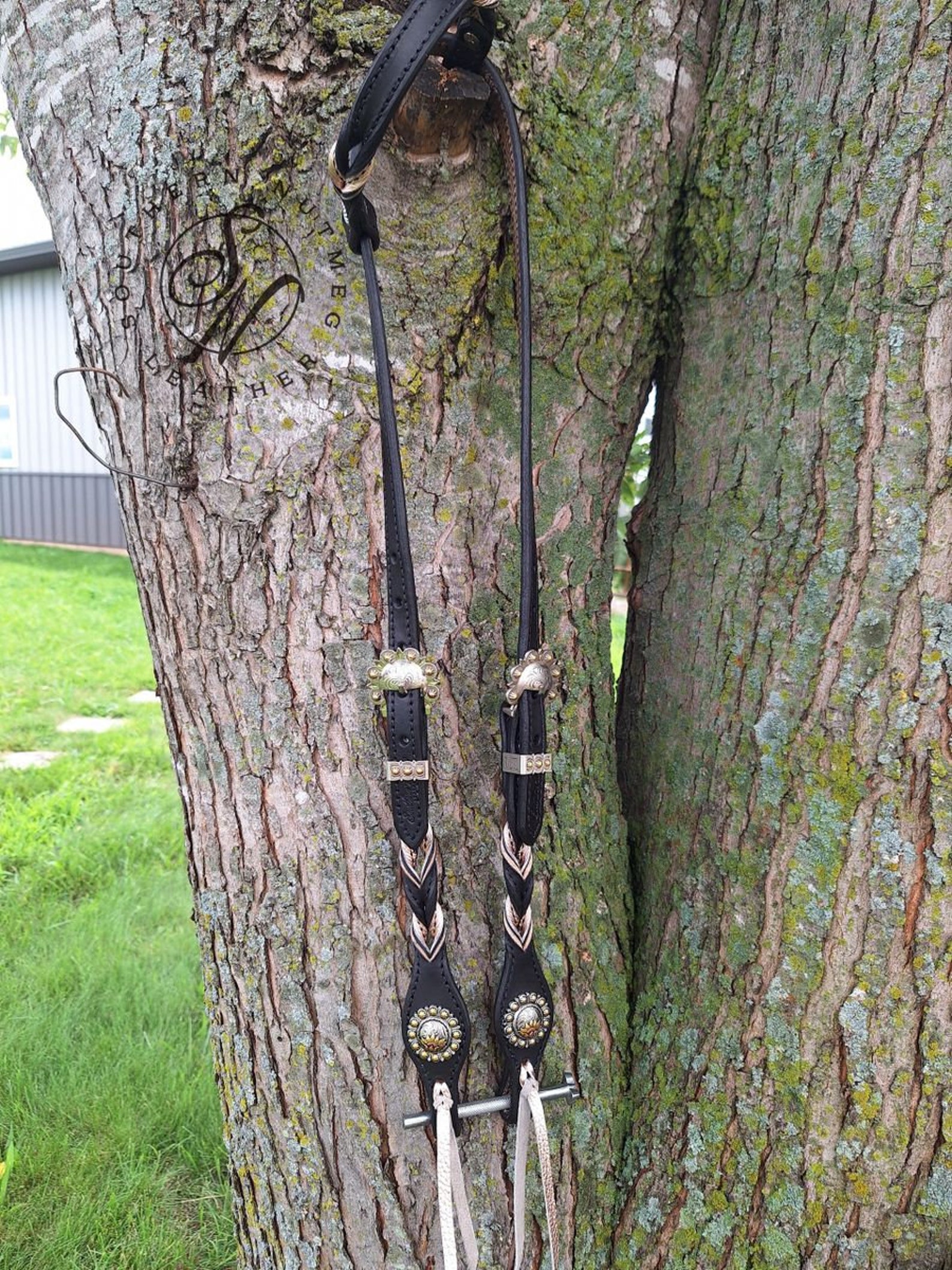 Draft Black and Rose Gold One Ear Headstall - Etsy