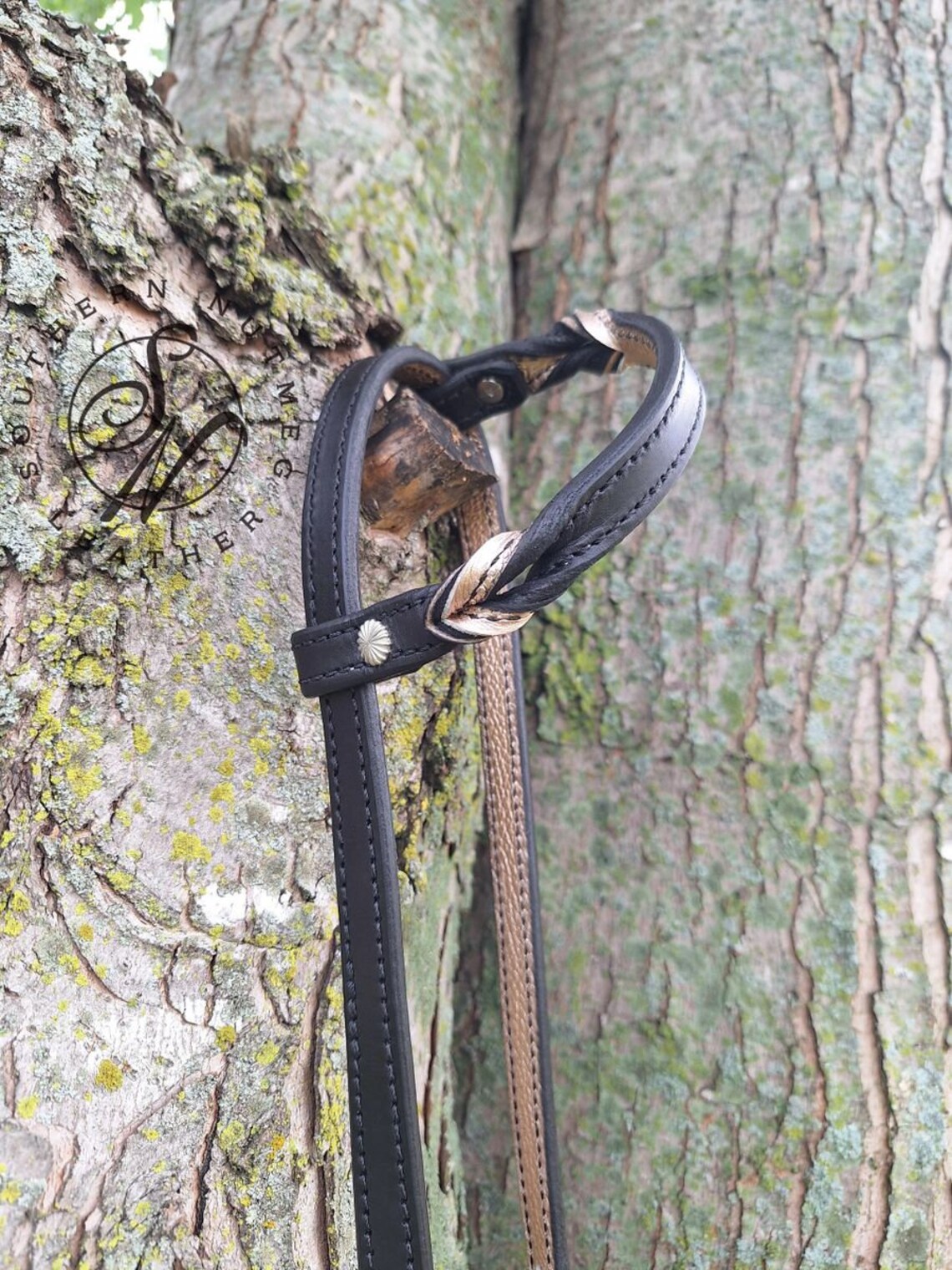 Draft Black and Rose Gold One Ear Headstall - Etsy