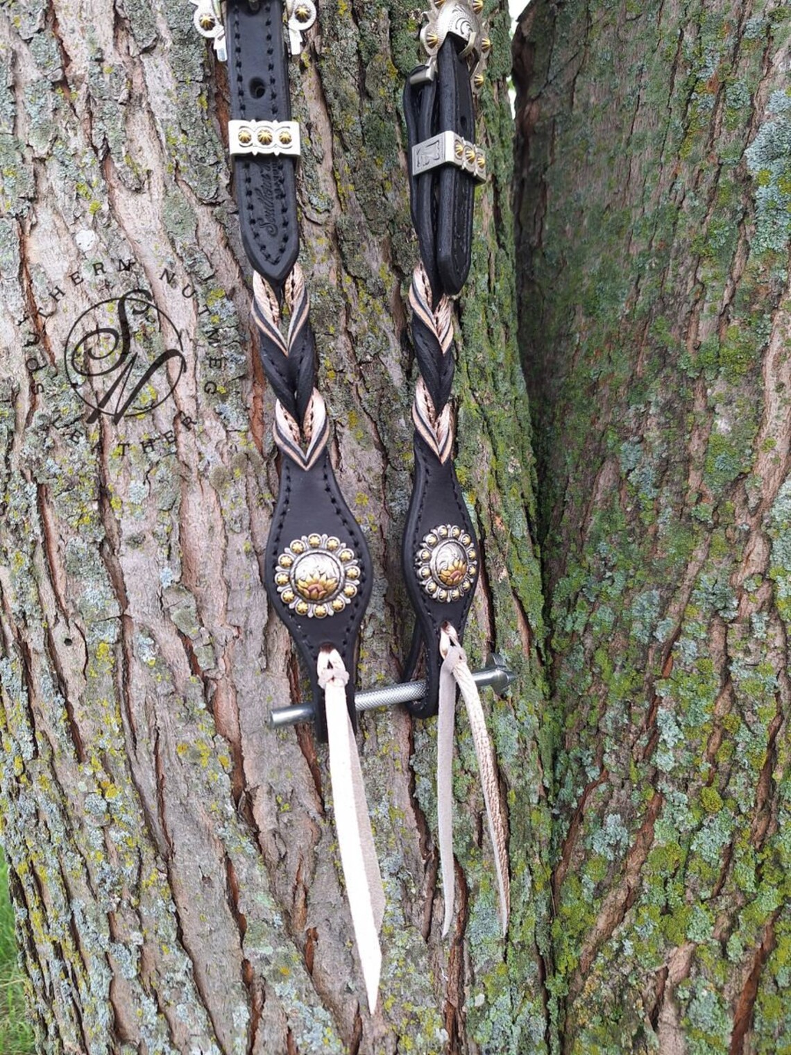 Draft Black and Rose Gold One Ear Headstall - Etsy