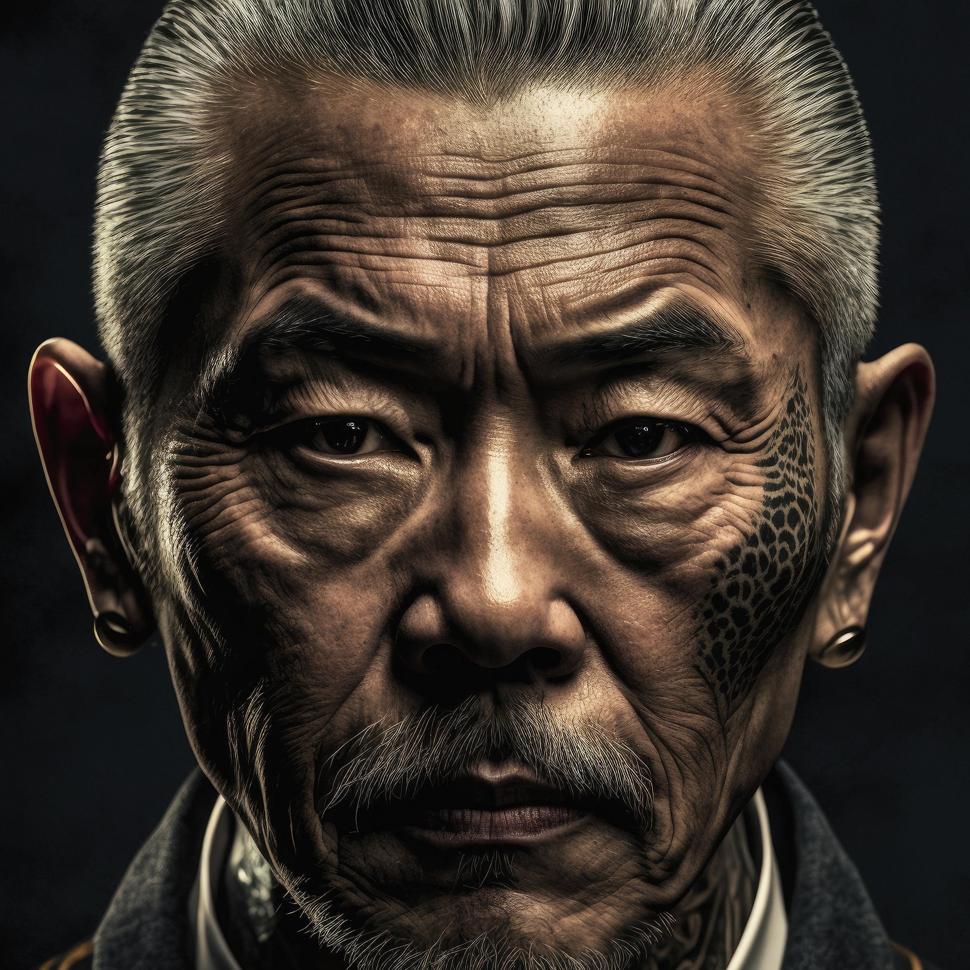 Digital Download Portrait of Yakuza Boss. Traditional, Cultural Art. AI ...