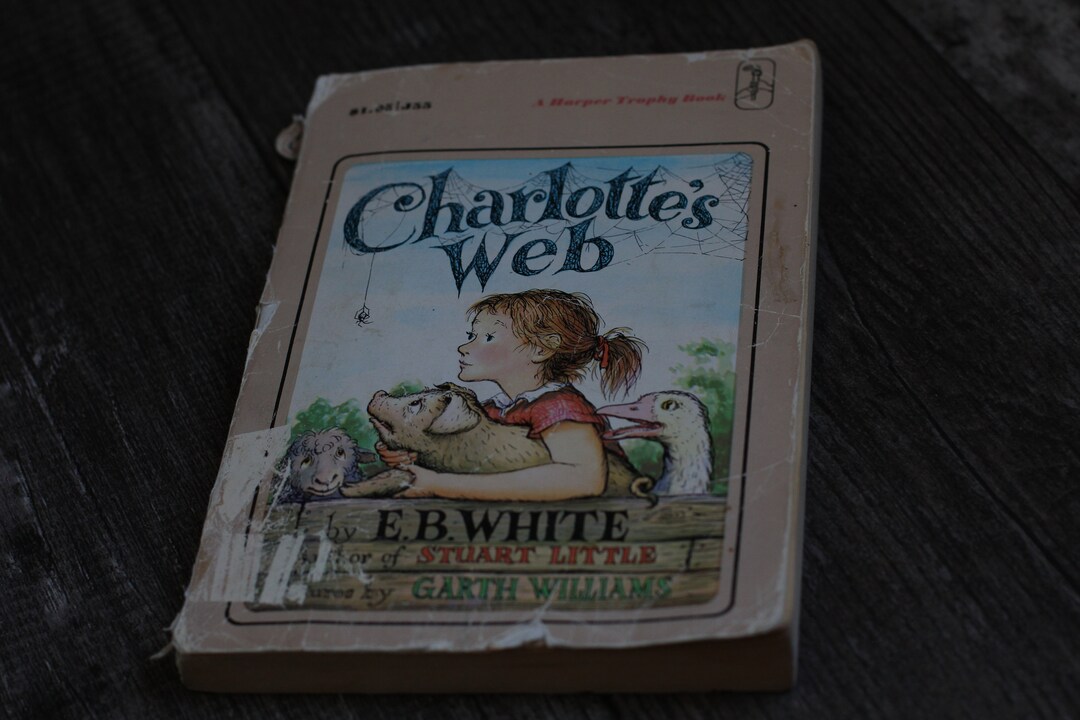 Charlotte's Web, E.B. White, Children's Book,old Book,gift for Book ...