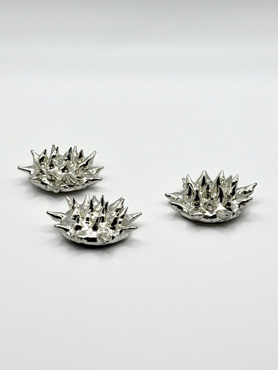 Spiky Metal Pin. Medieval Silver Armor. Made in Canada. Gothic Unisex ...