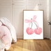 Trendy Pink Bows Wall Art Set of 3, Preppy Poster, College Apartment ...