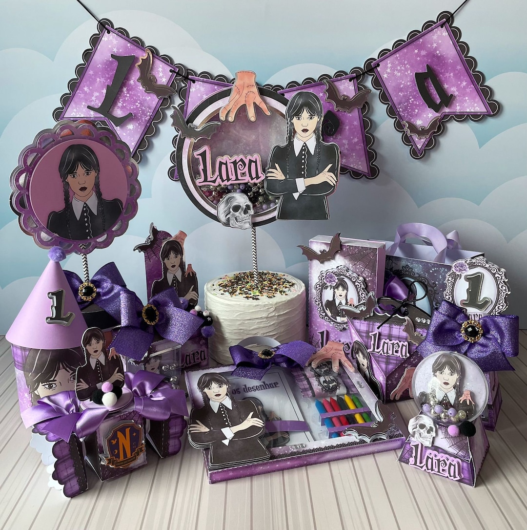 Wednesday Birthday Party Package, Wednesday Birthday, Wednesday Party ...