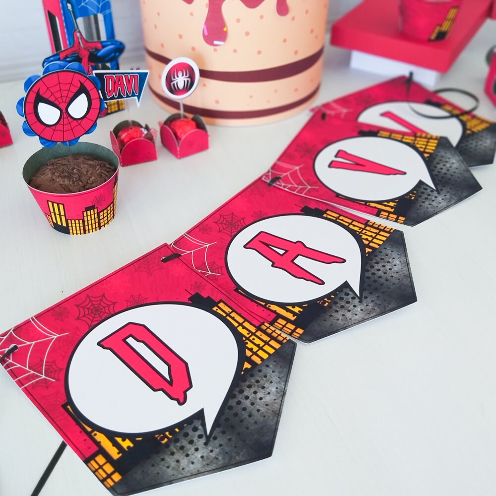 Spider-man Birthday Party Package, Spider-man Birthday Party Items ...