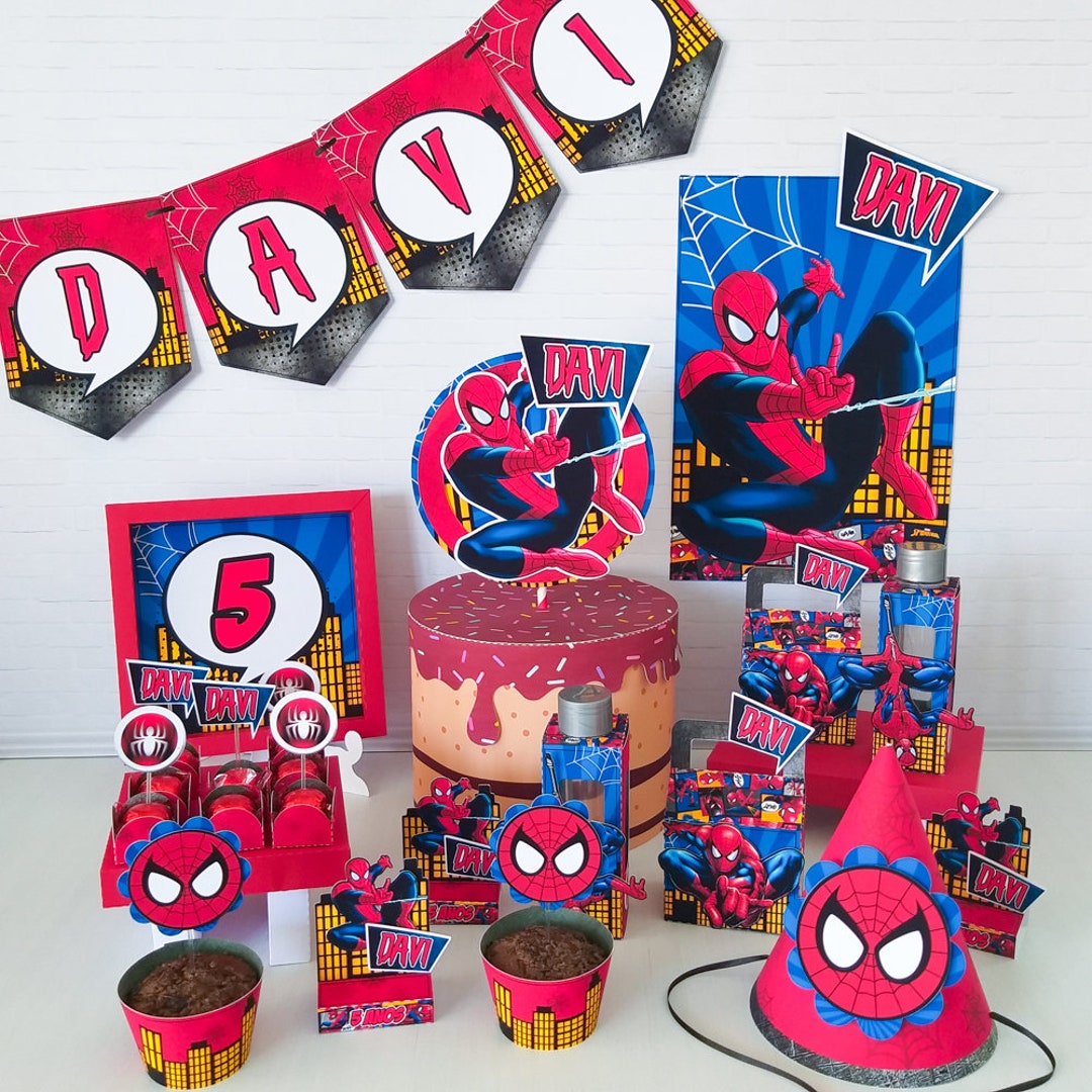 Spider-man Birthday Party Package, Spider-man Birthday Party Items ...