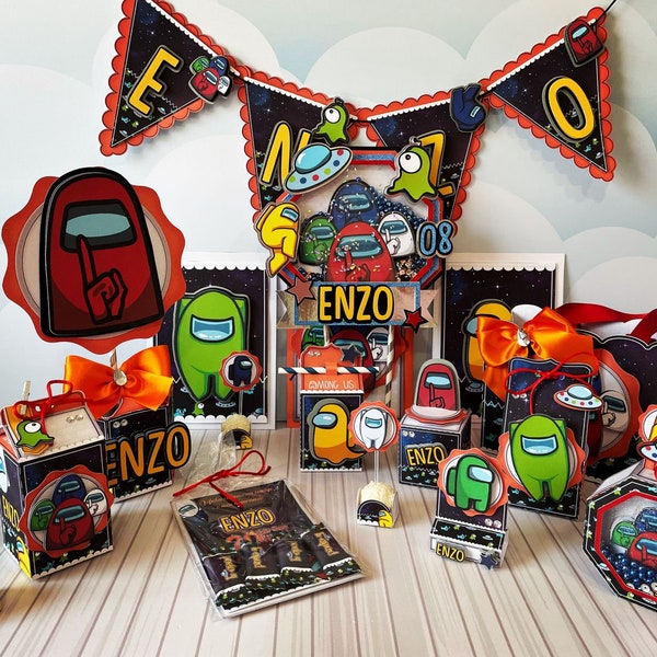 Among Us Birthday Banner - Etsy