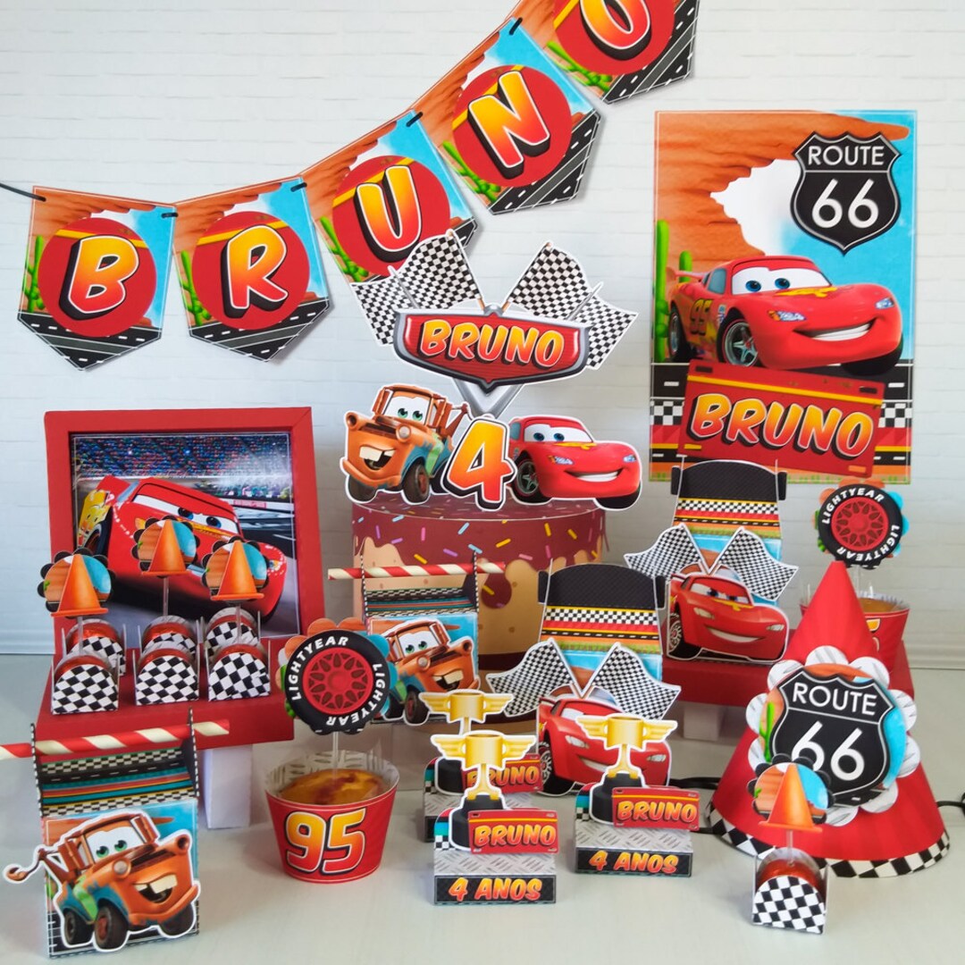 Cars Disney Birthday Party Package,cars Disney Birthday Party Items ...