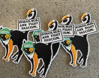 Antifa Anti Fascism Iron on Patch - Etsy