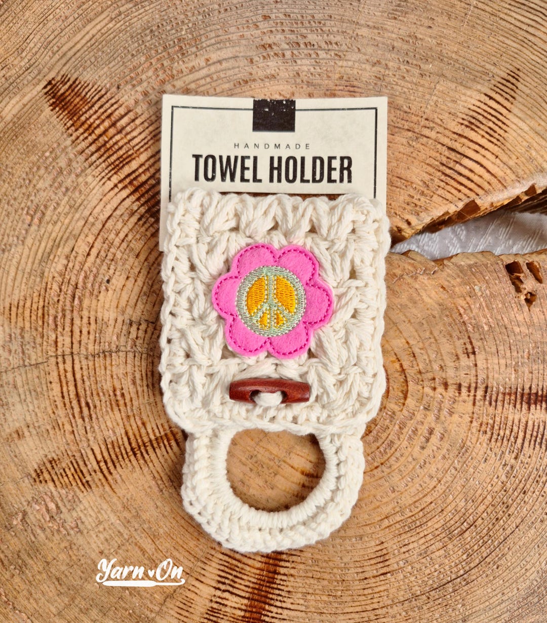 Crochet Towel Holder, Towel Keeper, Towel Ring, Boho Decor - Etsy