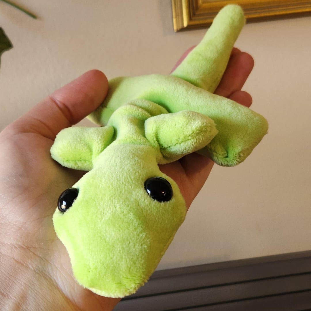 Goofy Gecko, Gecko, Floppy Gecko, Gecko Plushie, Stuffed Animals ...