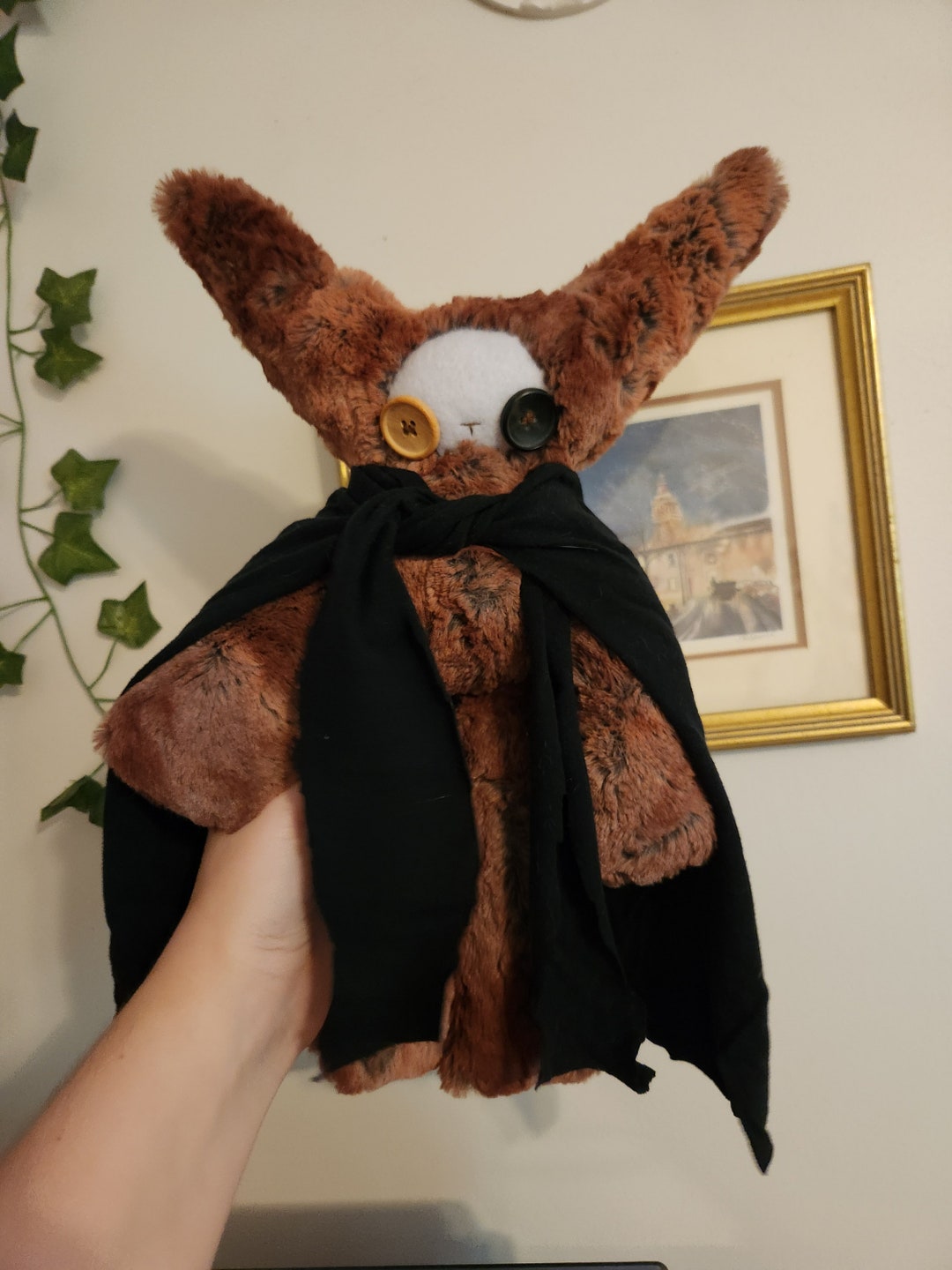 Eddie the Poseable Cryptid Cat, Plushie, Art Doll, Ooak Art Doll ...