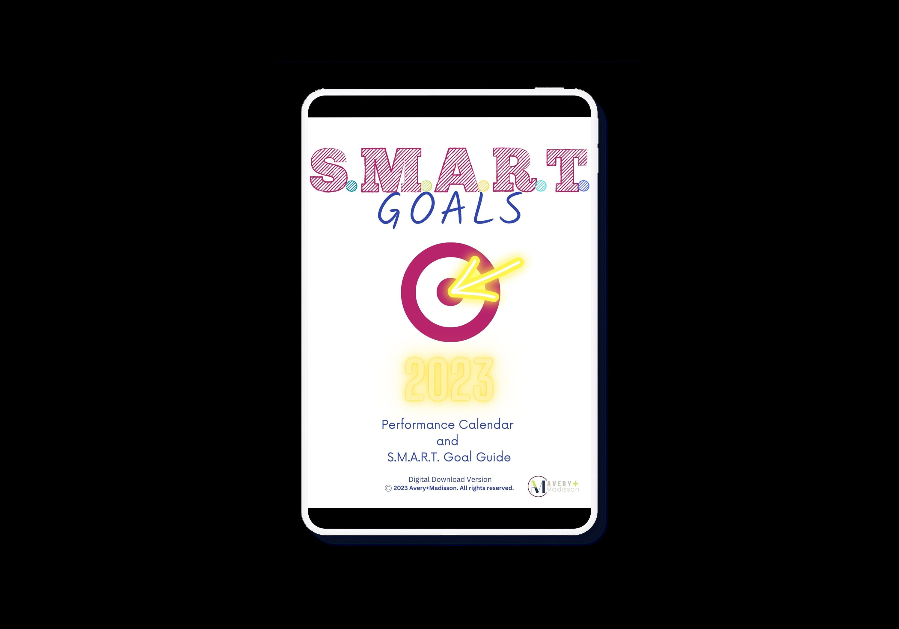 2024 SMART Goals: Performance Calendar and SMART Goals Guide and ...