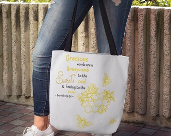 Gracious Words Are a Honeycomb Mug Speak Gracious Words - Etsy