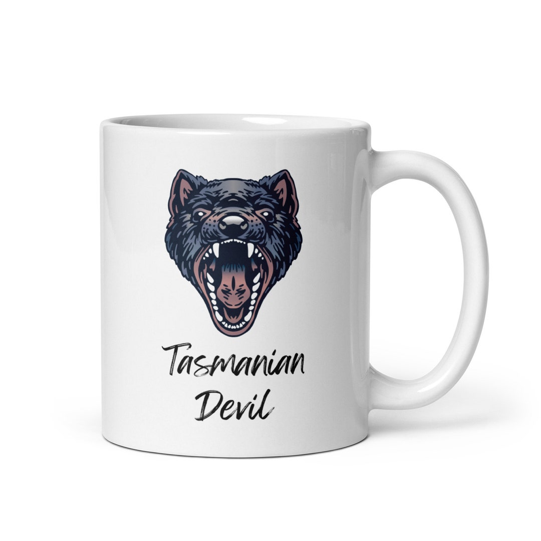 Tasmanian Devil Mug, Australian Wildlife Mugs, Fun Aussie Gifts, Coffee ...